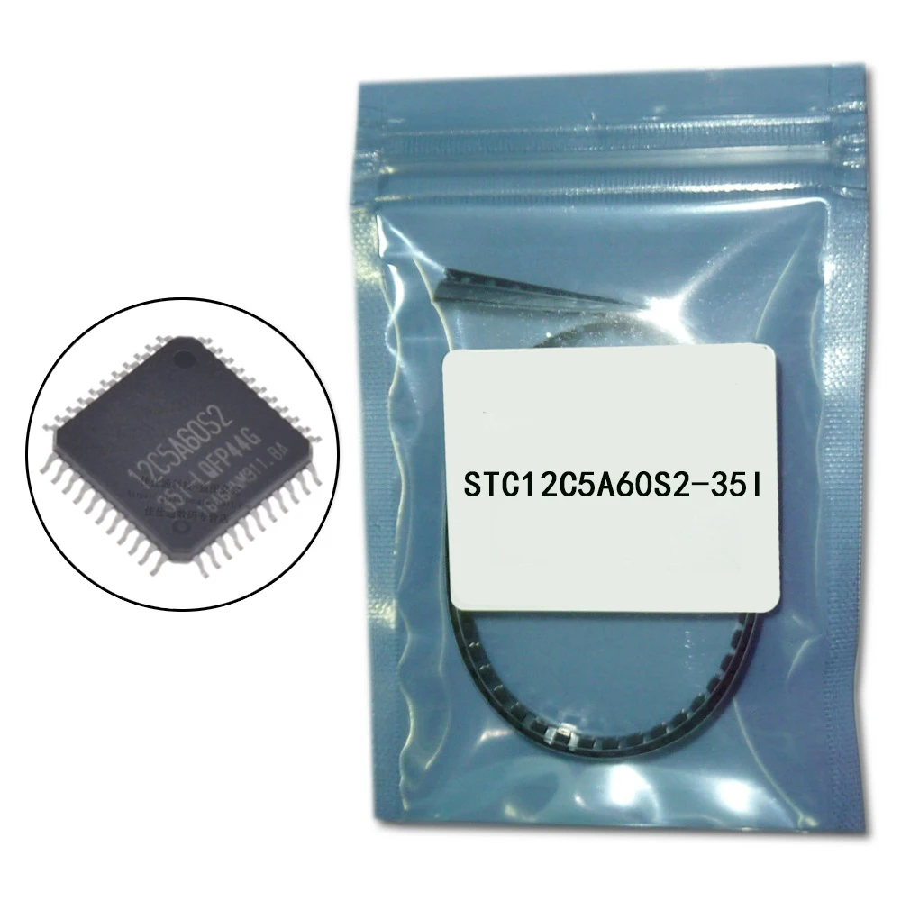 1pcs Lot Stc12c5a60s2 Stc12c5a60s2 35i Stc12c5a60s2 35i Lqfp44 In