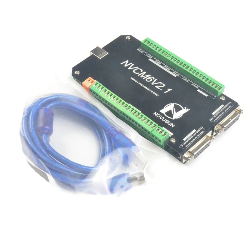 3/4/5/6 Axis 200KHZ NVCM V2.1 MACH3 USB Motion Control Card CNC ...