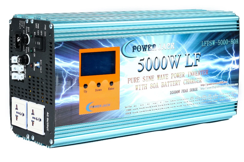 LF 5000W PURE SINE WAVE POWER INVERTER DC 48V TO AC 220V 50Hz / 80A ...