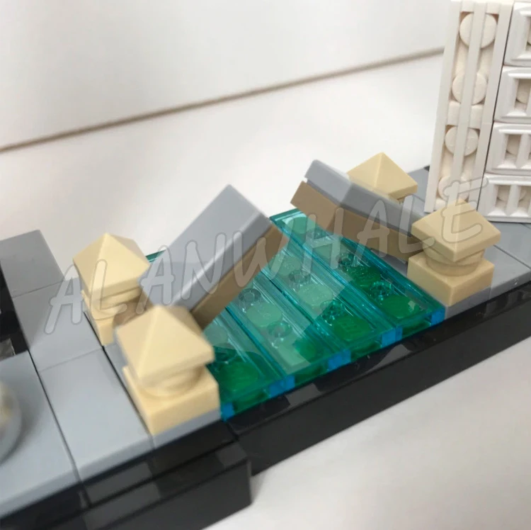 444pcs Architecture Chicago Skyline Willis Tower Model Building Blocks ...