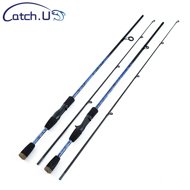 1.8M Carbon Fiber Fishing Rod Blue Yellow Red Green Spinning Fishing ...