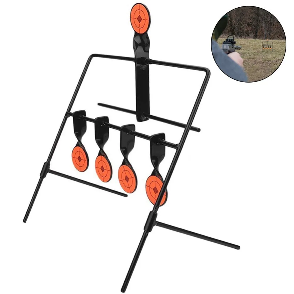 Free Shipment Air gun Steel Automatic Reset Rotate Shooting Target for ...