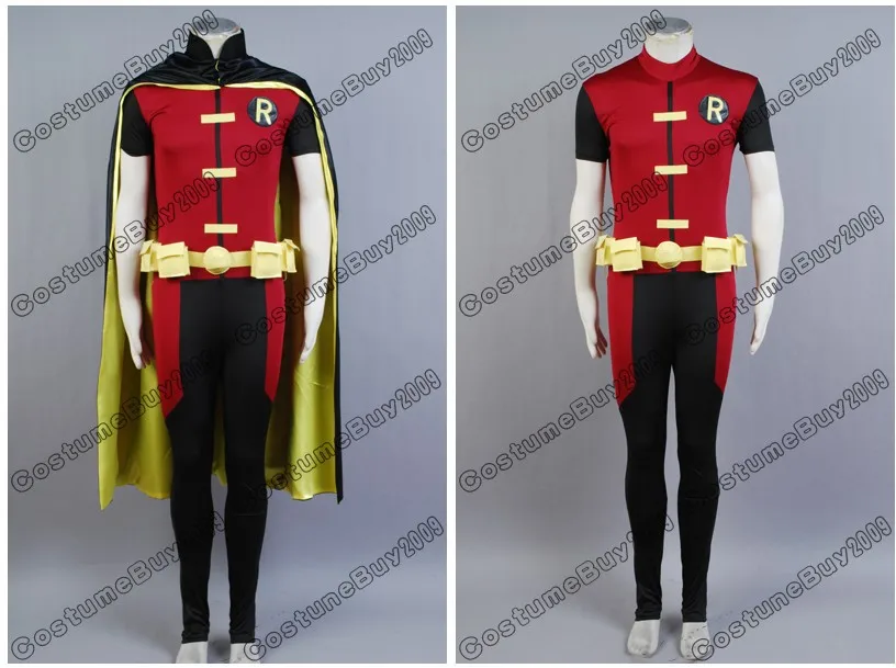 Venta caliente Batman justicia joven Robin Cosplay traje|cosplay ...