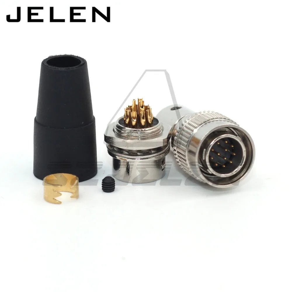 Hirose 커넥터 12pin 커넥터, HR10A 10P 12p/HR10A 10R 12s, 12pin 플러그 및 소켓 커넥터 ...