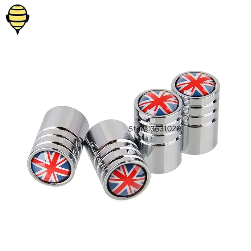 Car-AccessoriesAuto-Wheel-Tire-Valve-Stem-Caps-Valve-Covers-for-UK-flag ...