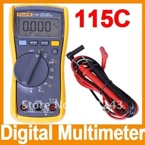 Fluke 100% 정품 신형 디지털 멀티미터, 115C F115, 트루 암, 보증|fluke 115c|multimeter ...