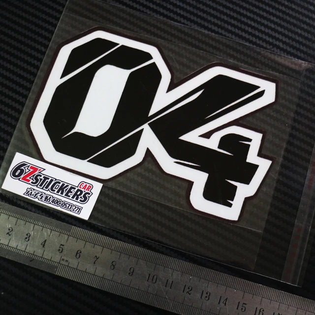 Sticker Design For Motorcycle Numbers