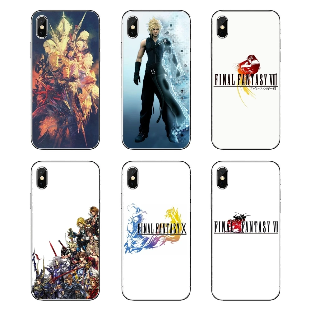 final fantasy logo Transparent Soft Cases Covers For LG G7 Q6 Q7 Q8 Q9 ...