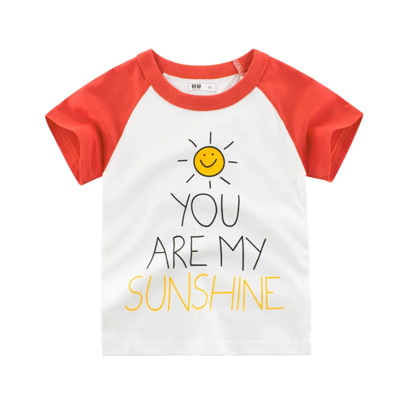 2019 Summer Kids Tops Tees Clothes Baby Boy Girl Short Sleeve T shirts ...