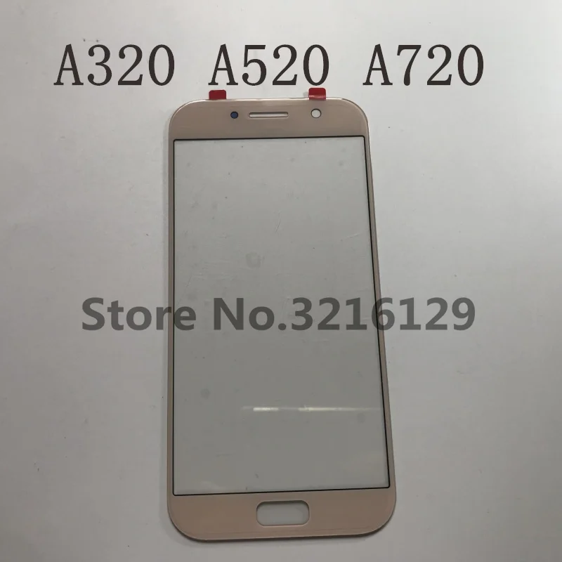 Внешний передний Внешний стеклянный объектив Замена для samsung Galaxy A3 A5 A7 A320/A520/A720 ...