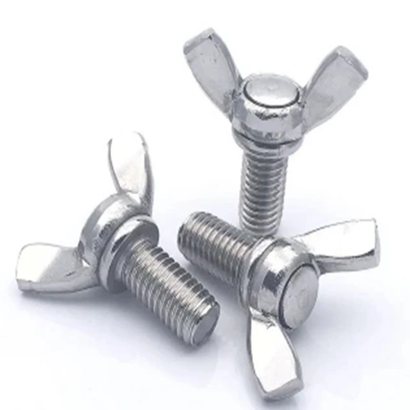 10pcs Stainless Steel Screws Butter Fly Type Screw Din Screw M5 ...