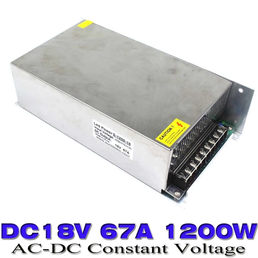 Switching Power Supply Dc 1200w 18v 67a Ac-dc Power Adapter Driver 220v ...