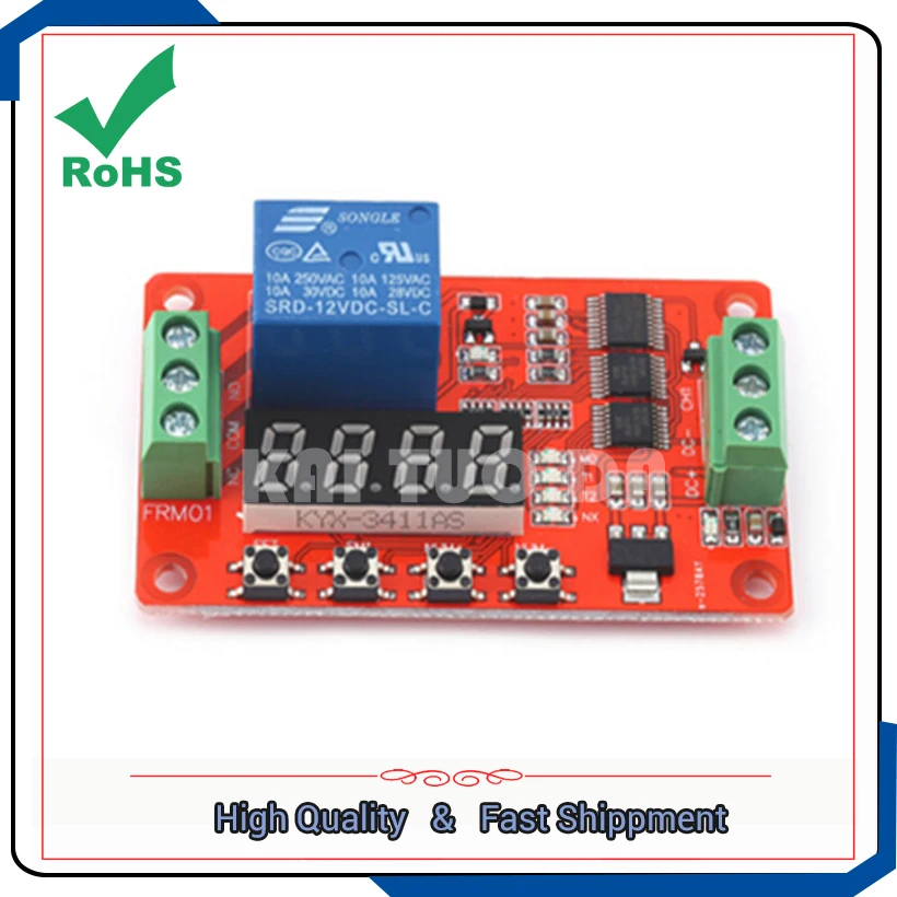 1 way /ONE channel relay module / cycle delay / timer switch / self locking / multi function ...