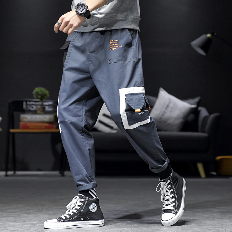 Ropa informal con diseño de varias telas extra grande 5XL pantalón ...