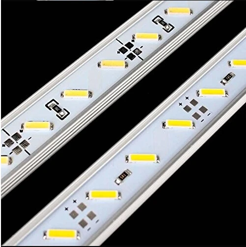 Hard LED Strip 7020 SMD Cool Warm White Rigid Bar 0.5M 36leds LED Light ...