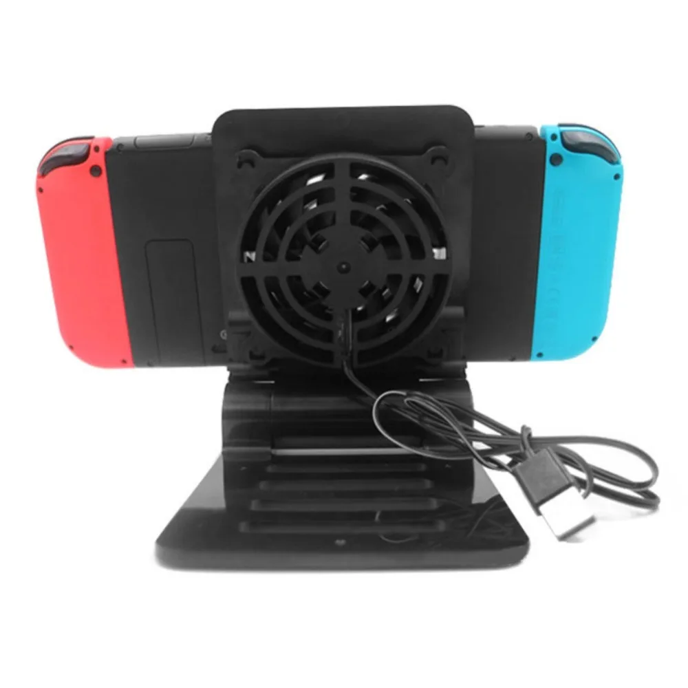 2-In-1 USB Cooling Fan Cooler Holder Bracket For Nintendo Switch ...