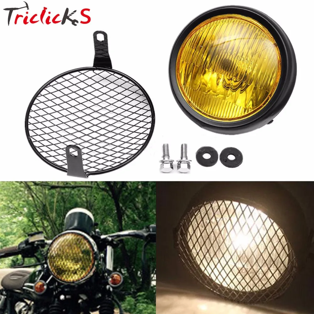 Triclicks-6-5-Hi-Lo-80W-Vintage-Amber-motosiklet-n-far-1000LM-5000K-DRL ...