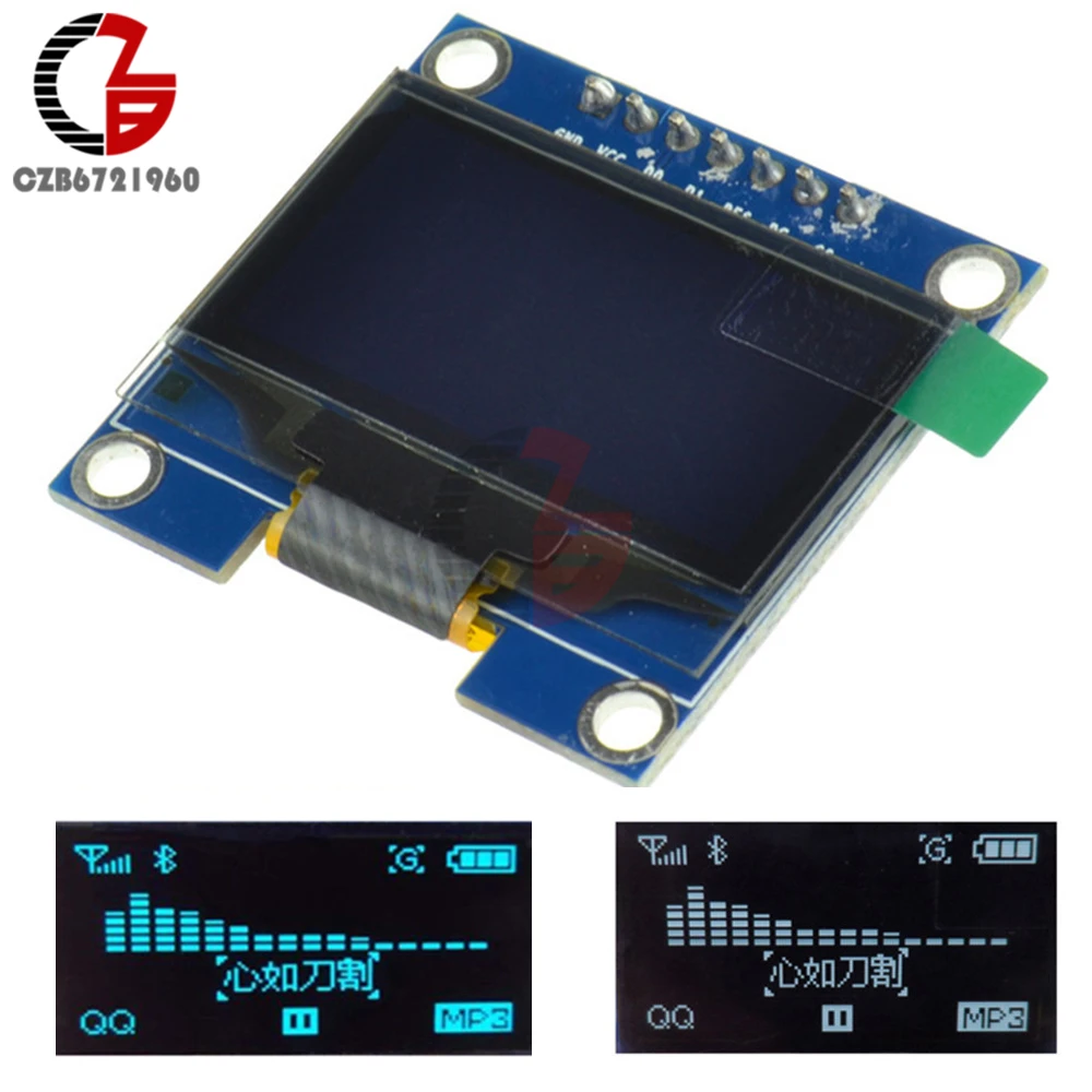 Módulo de pantalla LCD OLED para Arduino R3 51, pantalla blanca y azul ...