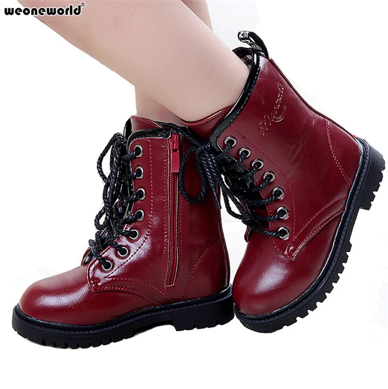 WEONEWORLD Moda Bambini Autunno Inverno Stivali Ragazze Dei Ragazzi ...