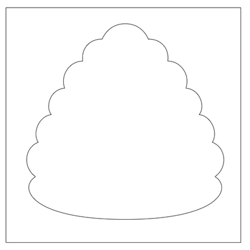 Hive Pattern Stencil