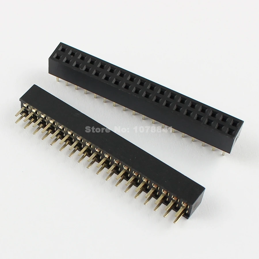 100pcs 2mm 2x18 Pin 36 Pin Female Double Row Straight Pin Header Strip ...