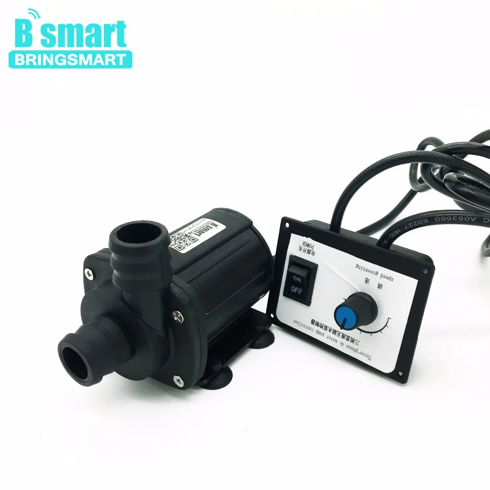 Bringsmart SR 1000A3 12v 24V DC Water Pump + Controller 1800 3000L/H 4.2 8M Mini Brushless Pump ...