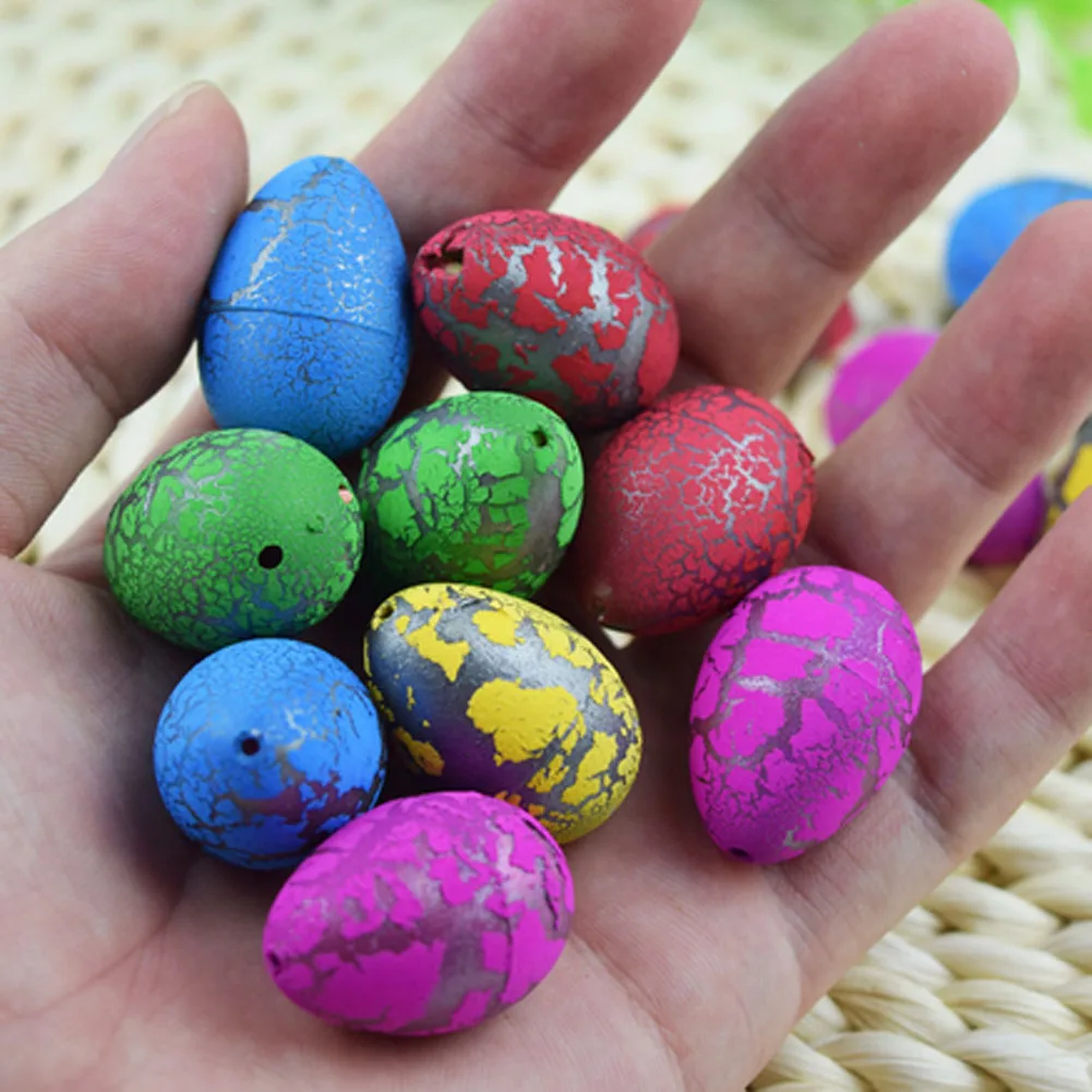 Color Random 10 Pcs set Novel Water Hatching Inflation Dinosaur Egg Color Random 10 Pcs set Novel Water Hatching Inflation Dinosaur Egg