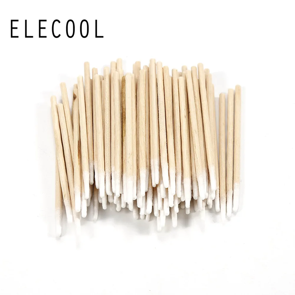 ELECOOL 100 шт ватные палочки с мини заостренным кончиком головы ...