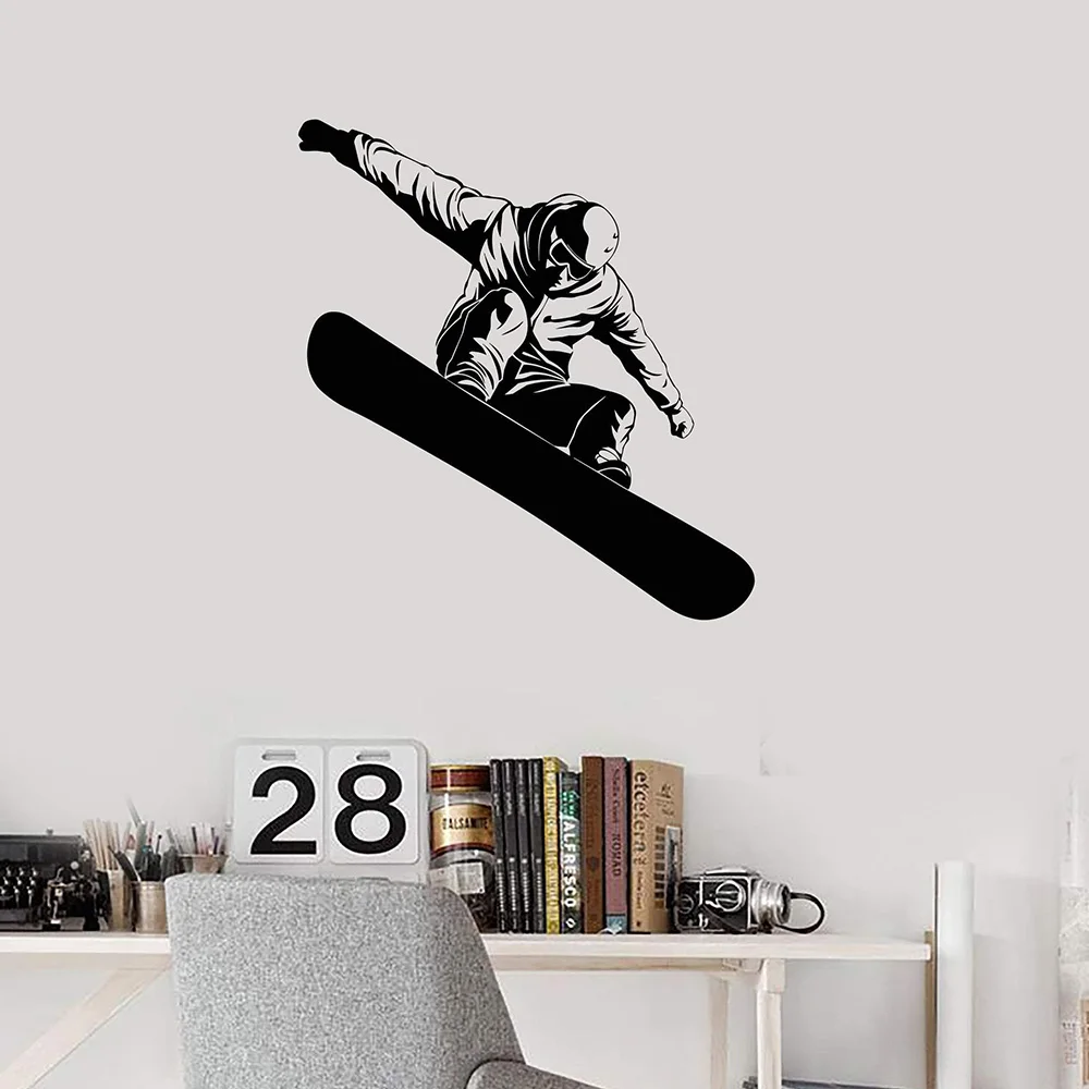 Snowboarder Winter Extreme Sports Snowboarding Vinyl Wall Sticker Home ...