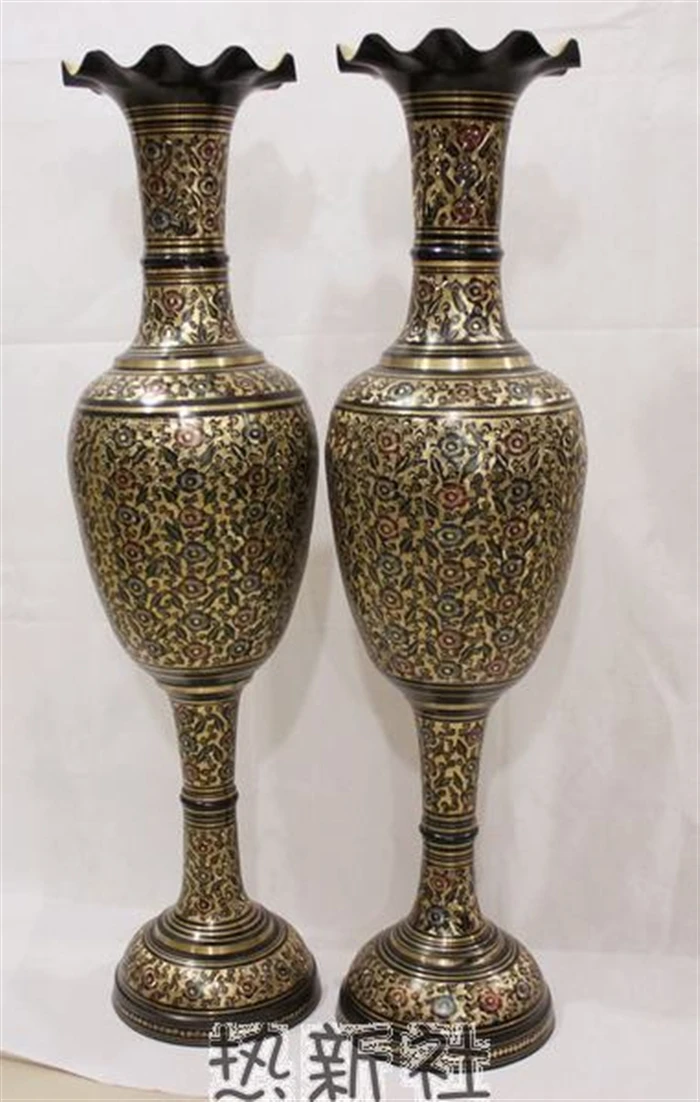 Pakistan-Pakistan-arts-and-crafts-import-bronze-vase-bronze-1m-gold ...