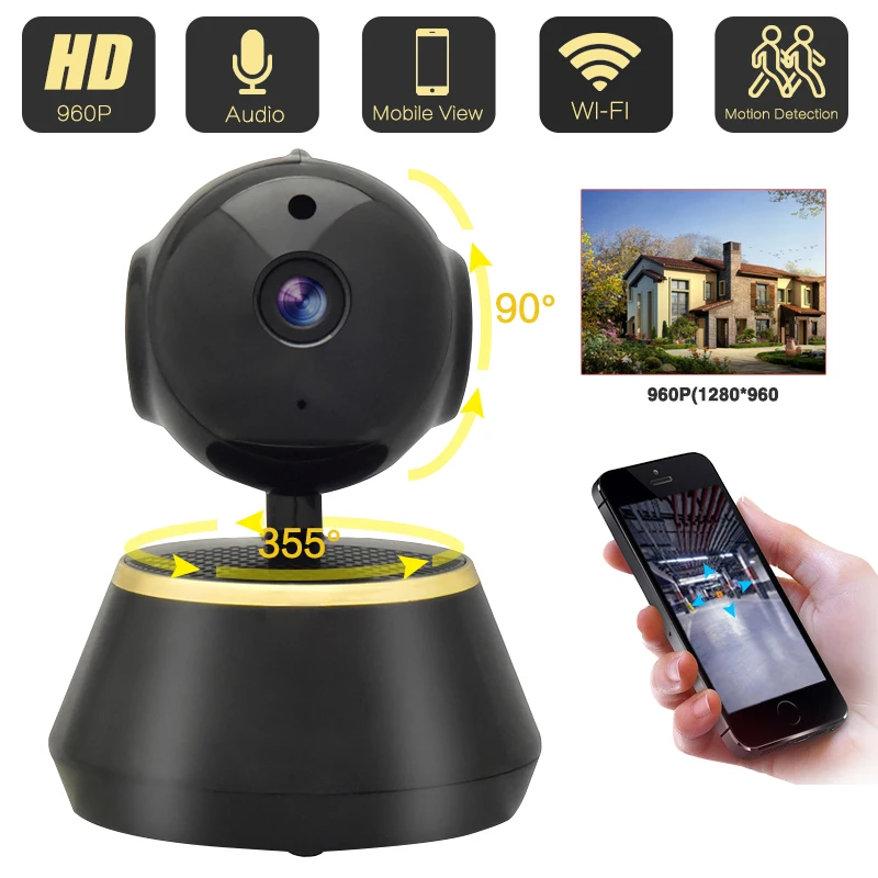 960P Full HD Mini Wireless Wifi Camera Sucurity IP CCTV Camera Wifi ...