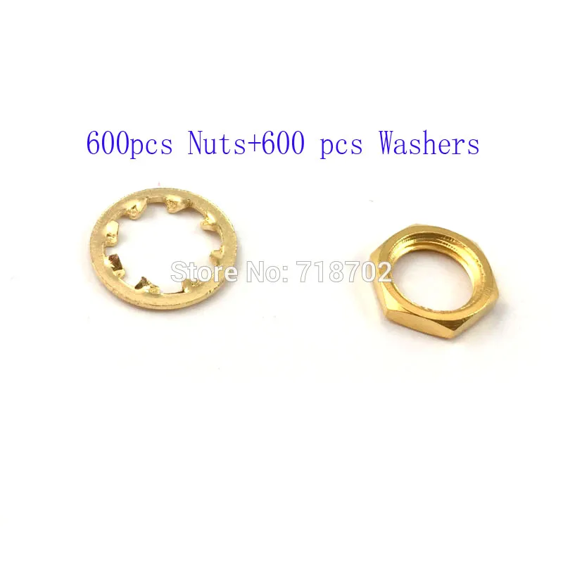 Free Shipping 1200pcs Sma Female Connector Washers and nuts|nut screws ...