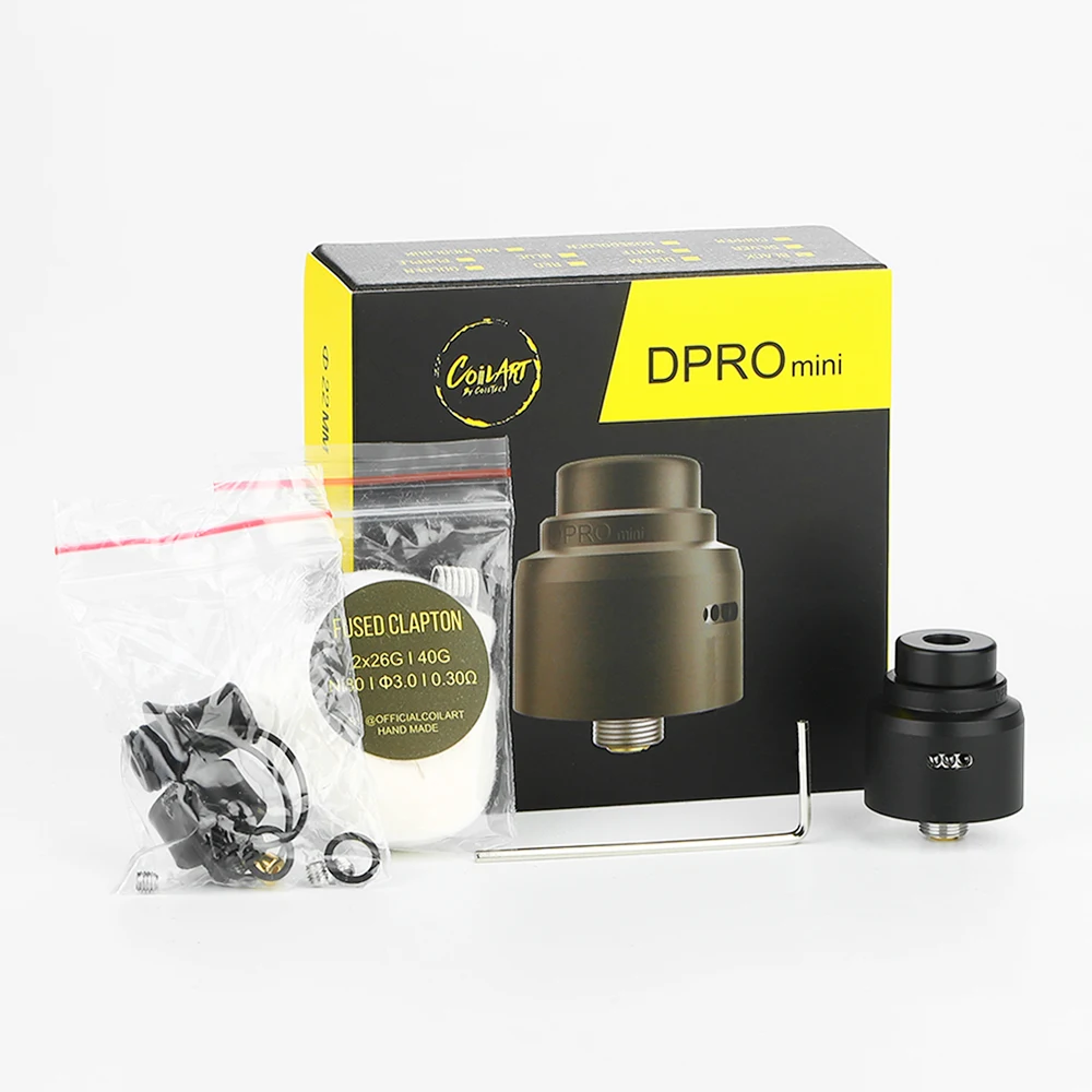 100% Original CoilART DPRO MINI RDA with Single Coil Postless Deck ...