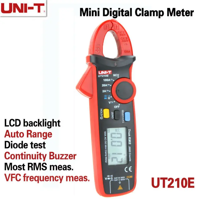 Купить значение true rms uni-t ut210e мини мультиметр цифровой ...