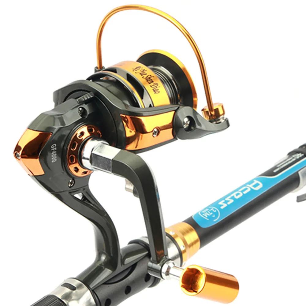 GF1000 6000 Series 12BB 5.2:1 Metal Fishing Wheel Fishing Line Wheel ...