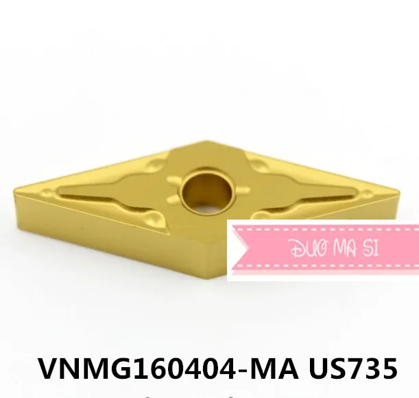 VNMG160404 MA us735/VNMG160408 MA us735, vnmg 160404/vnmg160408 터닝 공구 홀더, cnc, 기계, 보링 바 용 초경 인서트 ...