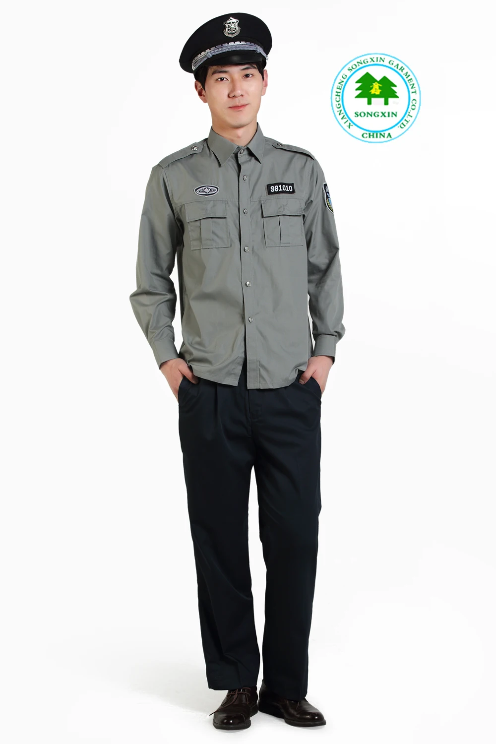 Free Shipping OEM security clothing safty clothing male's suit work ...