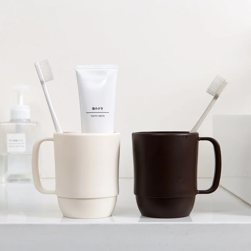 Can be stacked cup lovers brushing cups home bathroom toothbrush wash ...
