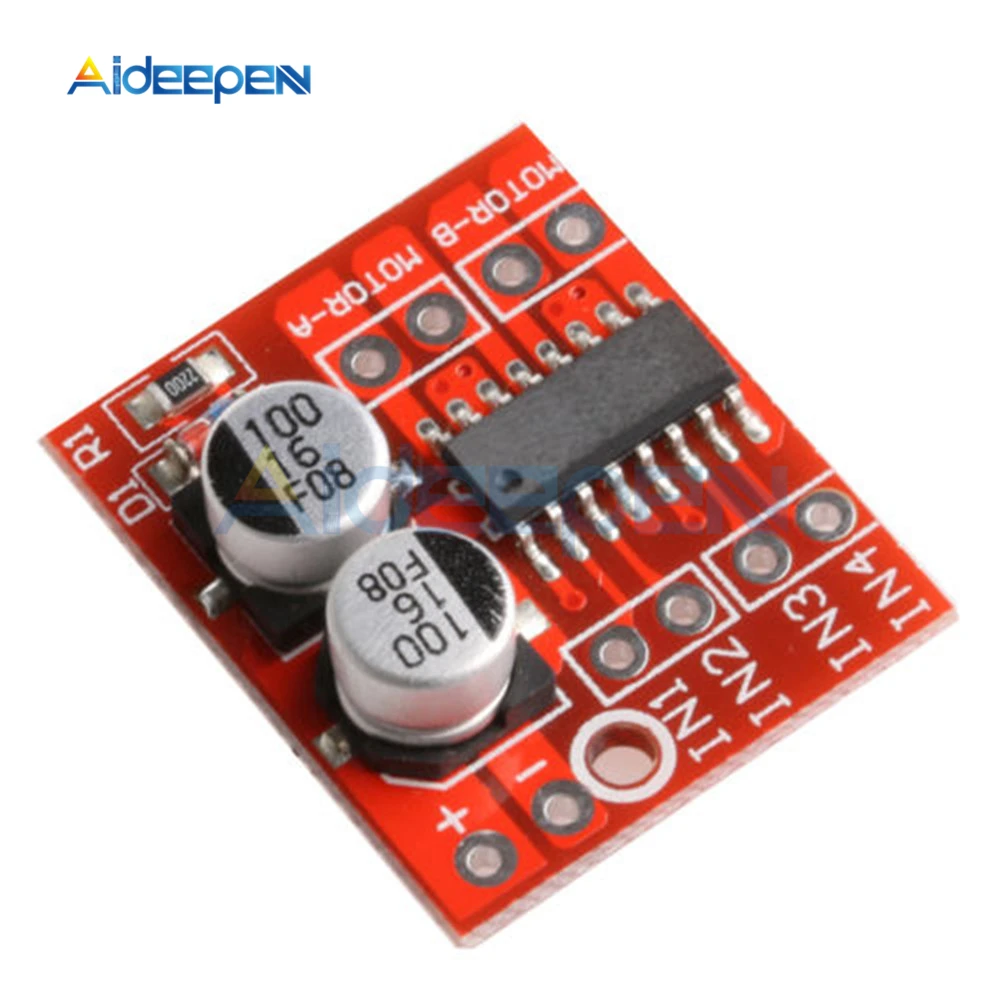 2PCS 1.5A Mini Dual Channel DC Motor Driver Module L298N PWM Speed ...
