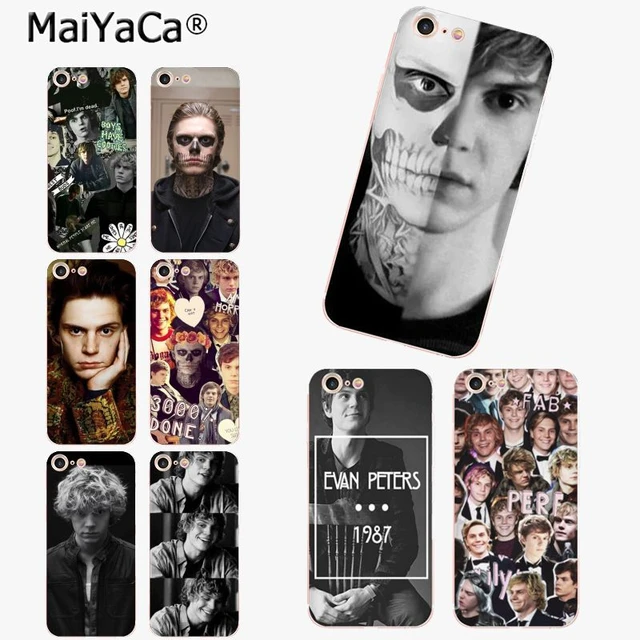 Evan Peters Tattoo Face
