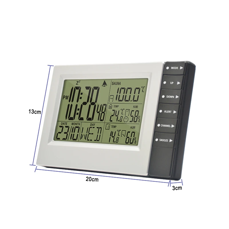Купить лидер продаж dykie беспроводной метеостанции будильник-часы ...