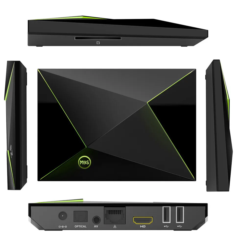 M9S Z8 Smart Android tv Box S905X четырехъядерный UHD 4 K 2 GB 8G/16 GB HD wifi телеприставка ...