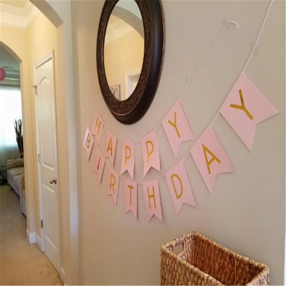 С днем рождения баннер детский душ украшения фото будка баннер «С Днем ...