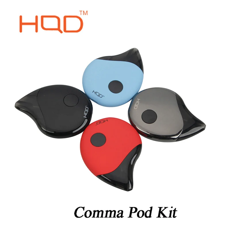 Original HQD Comma Pod Kit All in one Pod System Vape 2ml Tank 40W ...