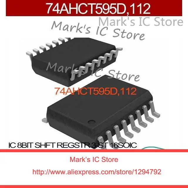 74AHCT595D,112 IC 8BIT SHFT REGSTR 3 16SOIC 74AHCT595D,1 74AHCT59 ...