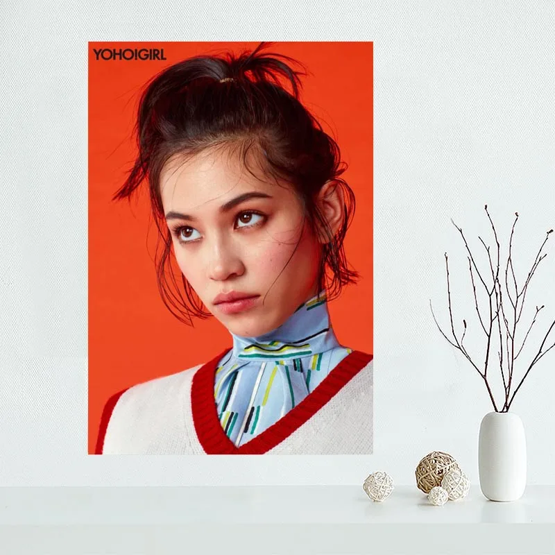 Nice Mizuhara Kiko Custom Canvas Poster Art Home Decoration Cloth ...
