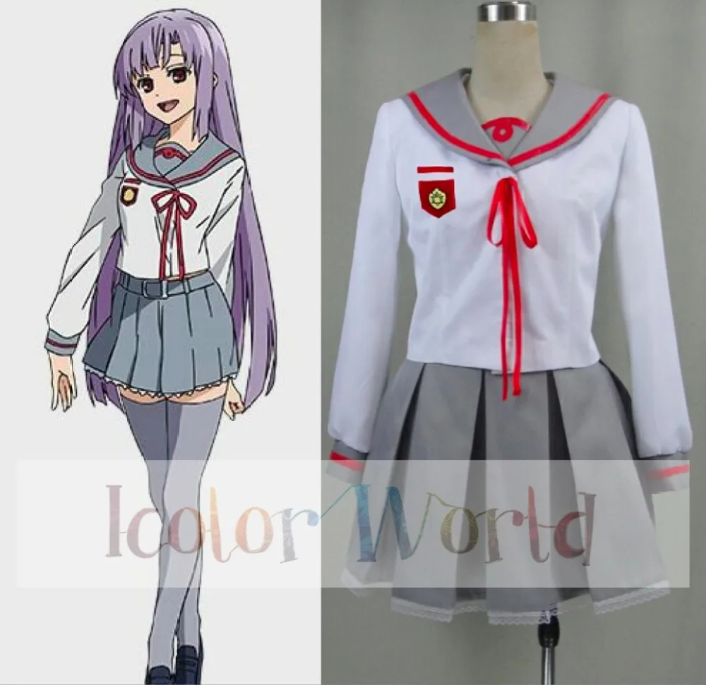 Nuevo Seraph de la final Vampire Reign Owari no Serafu Mahiru ¡Hiragi Cosplay traje|seraph of ...
