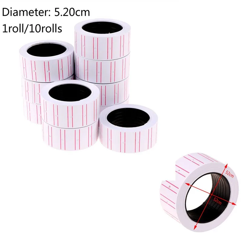 10/1 Rolls Self Adhesive Price Label Paper Tag Price Label Sticker ...