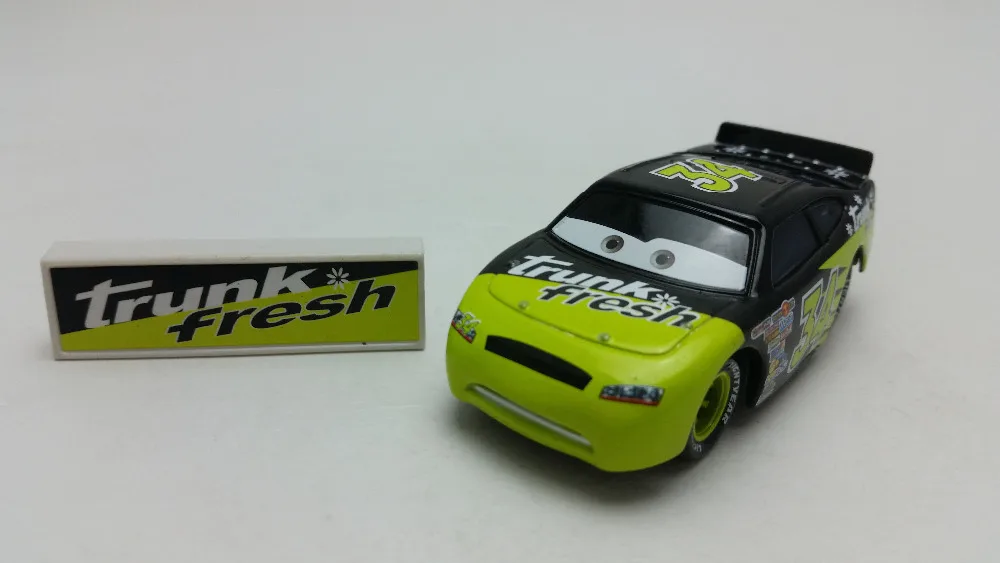 Disney Pixar Cars No.34 Trunk Fresh With Sign 1:55 Diecast Metal Alloy ...