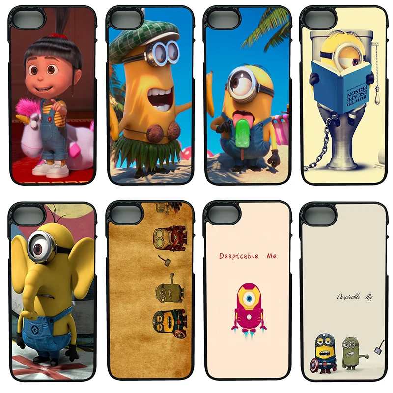 Despicable Me Minions Minion Milk Phone Cases Hard PC Cover For iphone ...